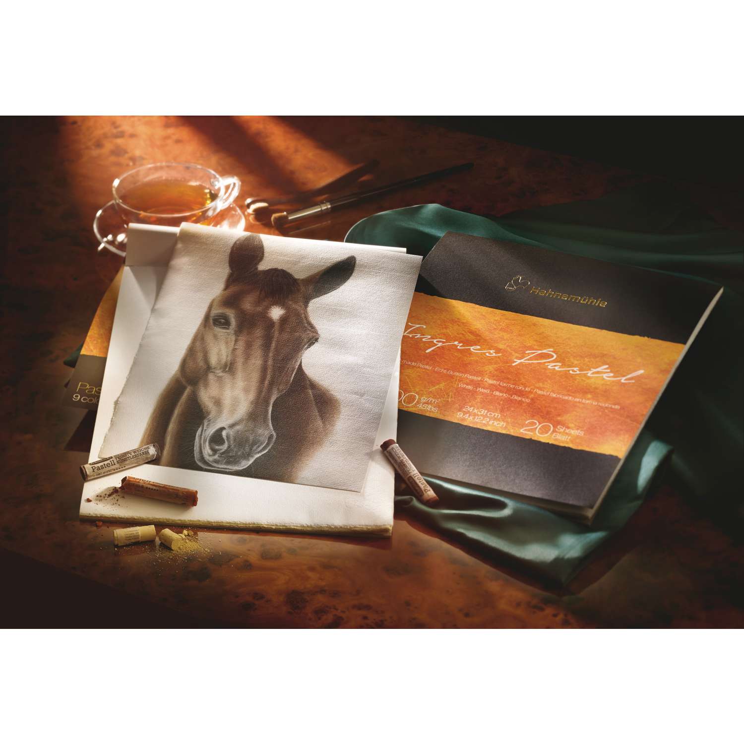 25 feuilles de papier Ingres Pastel blanc The Collection | Le Géant des ...