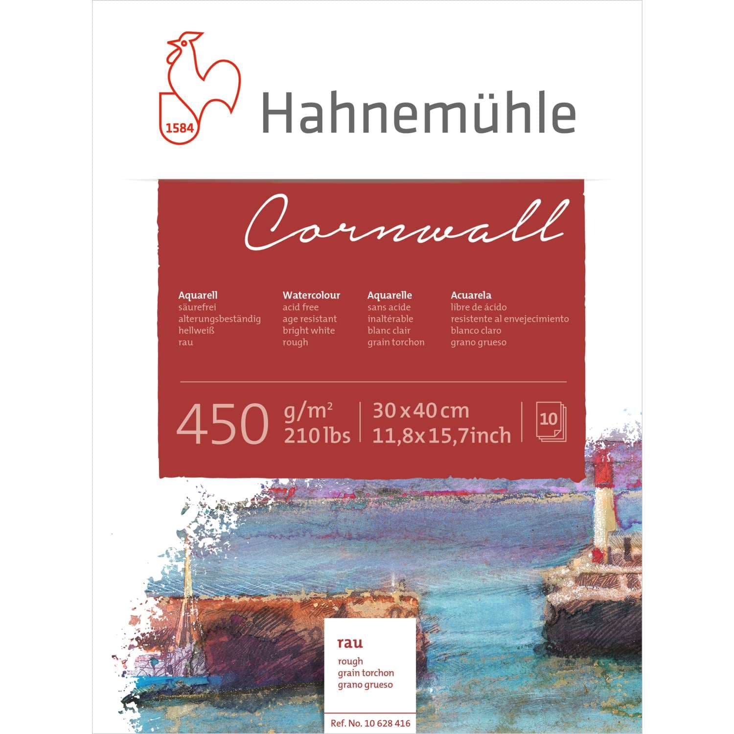 Bloc de 10 feuilles aquarelle CORNWALL de Hahnemuhle | Le Géant des ...