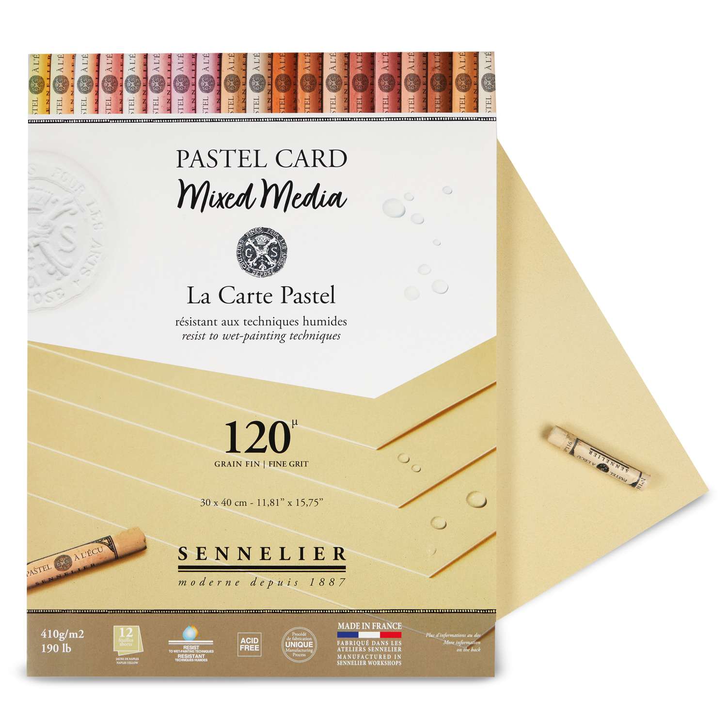 Bloc Pastel Card Mixed Media Sennelier | Le Géant des Beaux-Arts