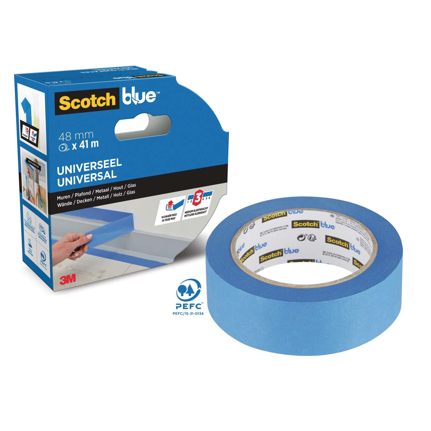 Ruban de masquage multi-surfaces Scotch Blue | Le Géant des Beaux-Arts